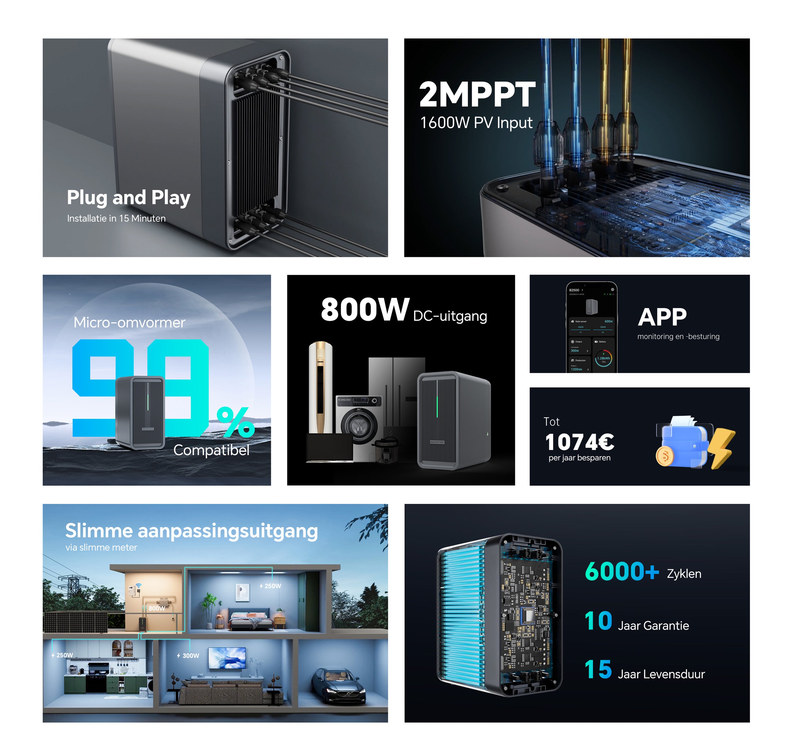 Marstek Saturn B2500-D (neue Version) Speicher für Balkonkraftwerk